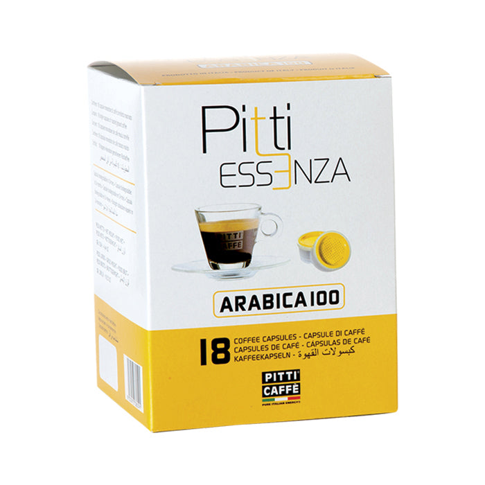 Capsule Pitti Caffè Essenza Arabica da 18 (5254) — MokaEfti